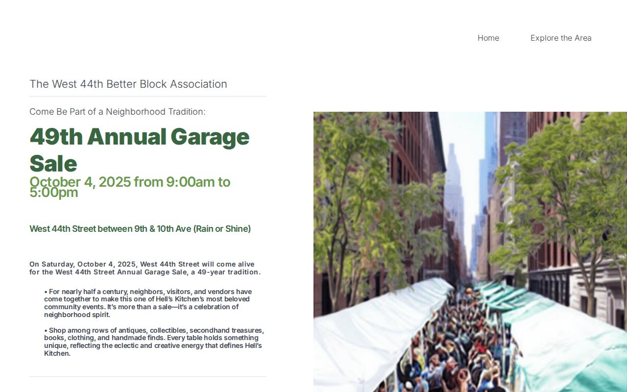 49th Annual Garage Sale